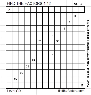 231 and Level 6 | Find the Factors