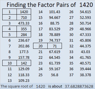 1420 Eight-legged Creature | Find the Factors