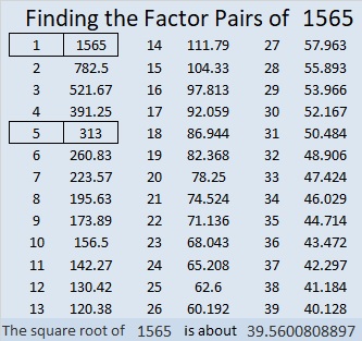 1565 Stable with Manger | Find the Factors