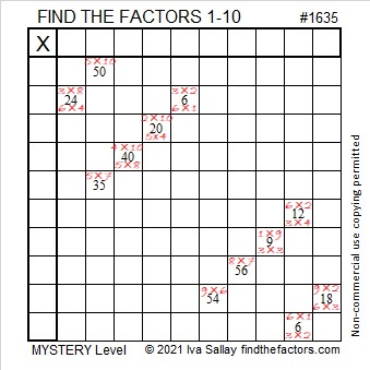 1635 The Logic to This Puzzle Is a Real Mystery | Find the Factors